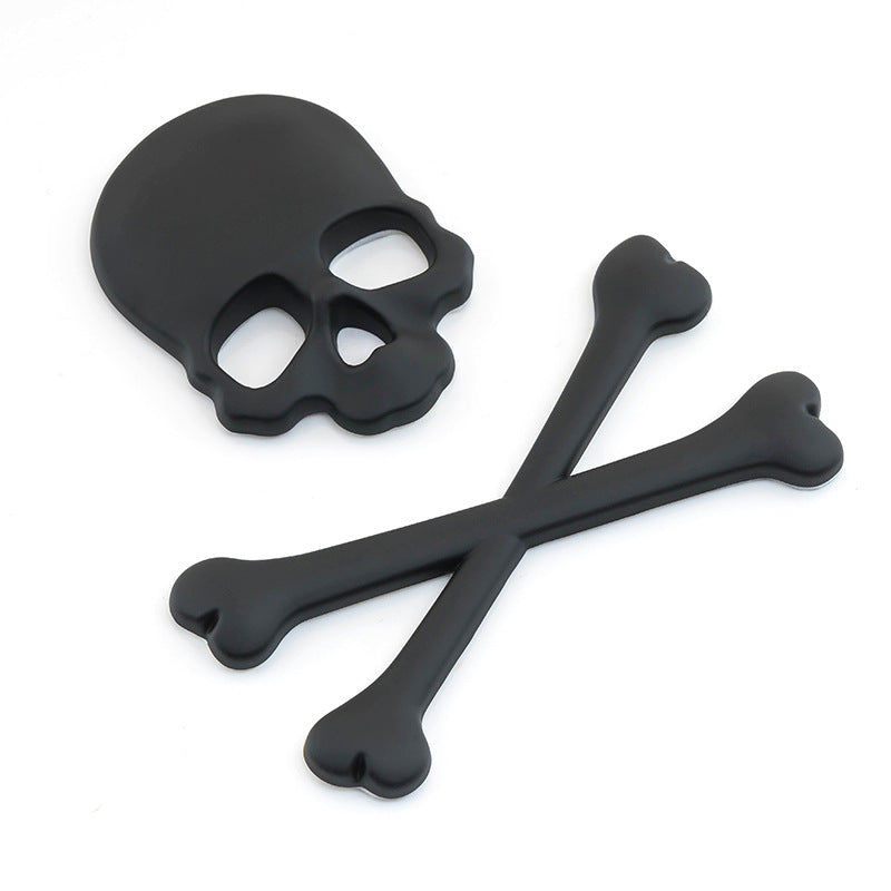 METAL SKULL CAR STICKER 3D STEREOSCOPIC CAR STICKER