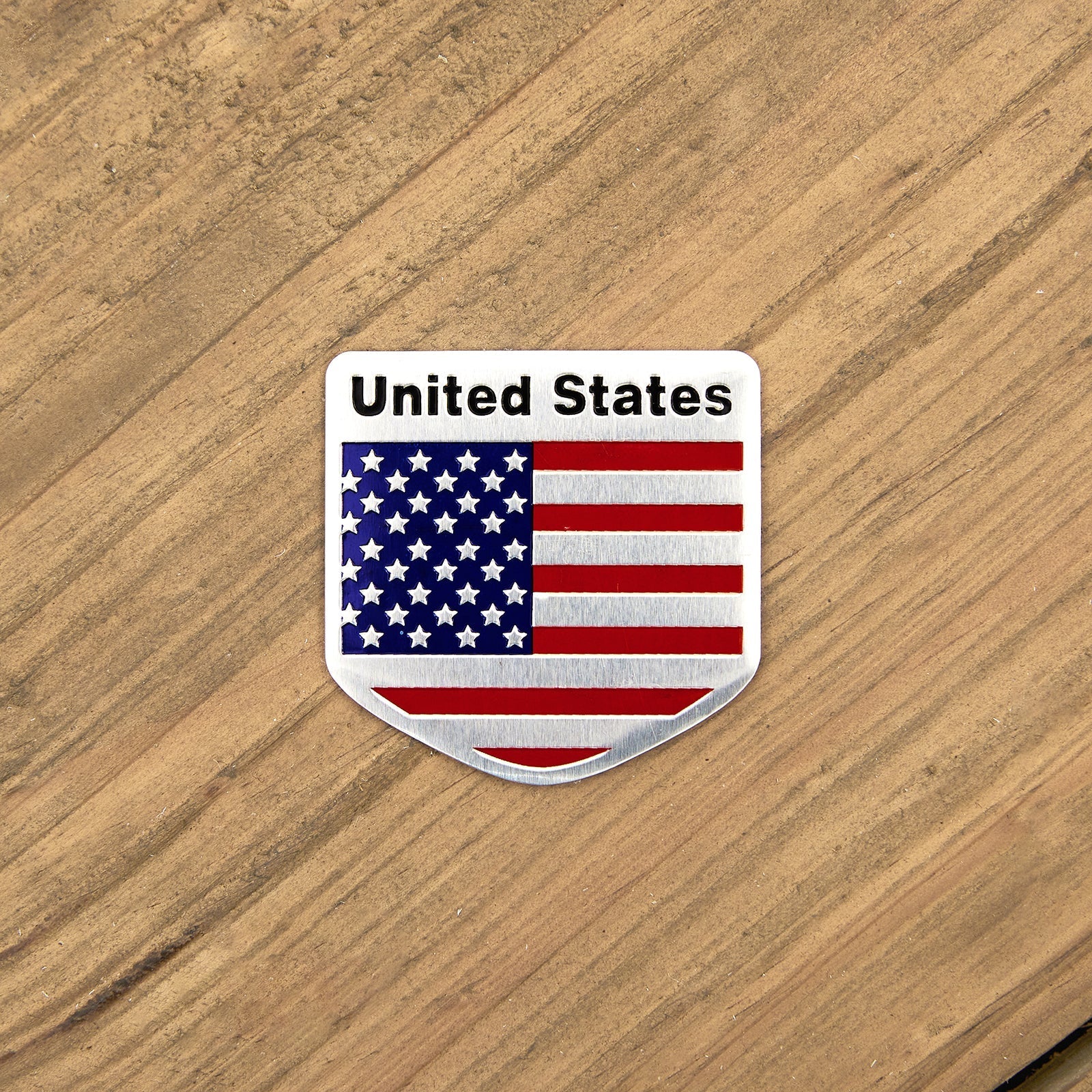 USA FLAG CAR STICKER 2'' x 2''